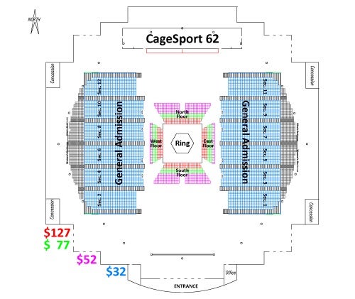 CageSport 62 | TicketsWest